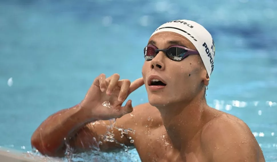 David Popovici a câştigat medalia de aur la Campionatul Naţional în bazin de 25 de metri de la ...